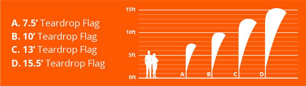 Custom Teardrop Flags | Banners On The Cheap | 35% OFF